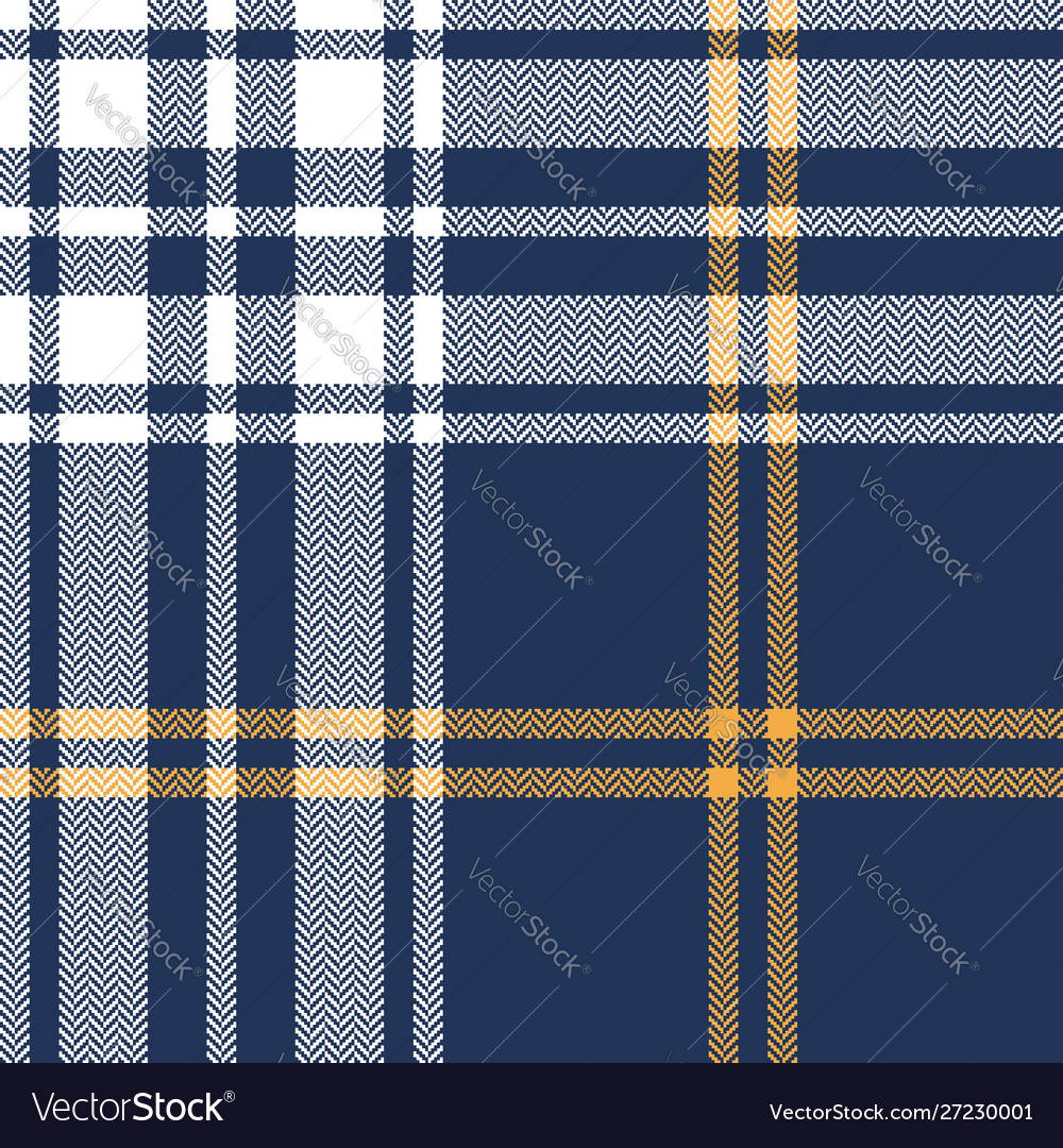 Blue plaid pattern background Royalty Free Vector Image