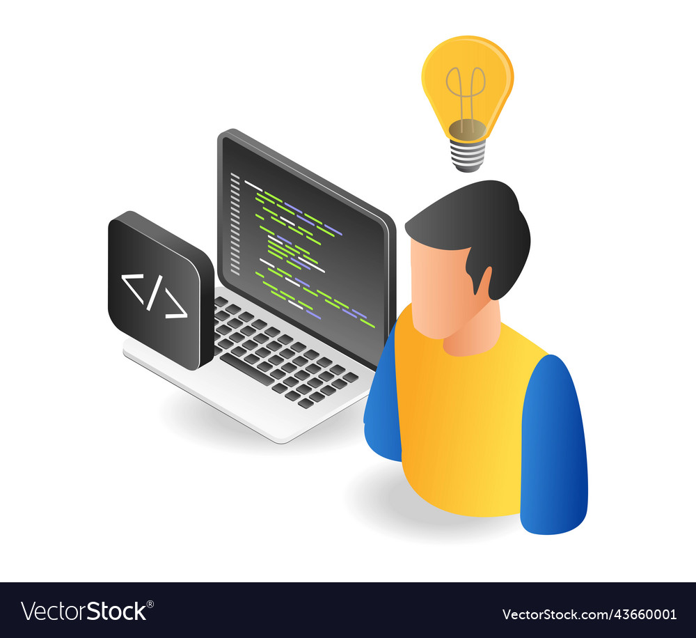 Looking for new programming language ideas Vector Image