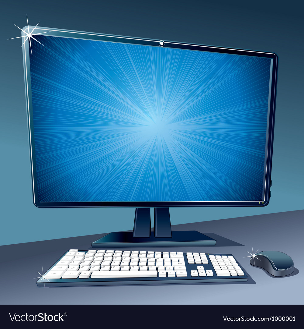 Personal computer Royalty Free Vector Image - VectorStock