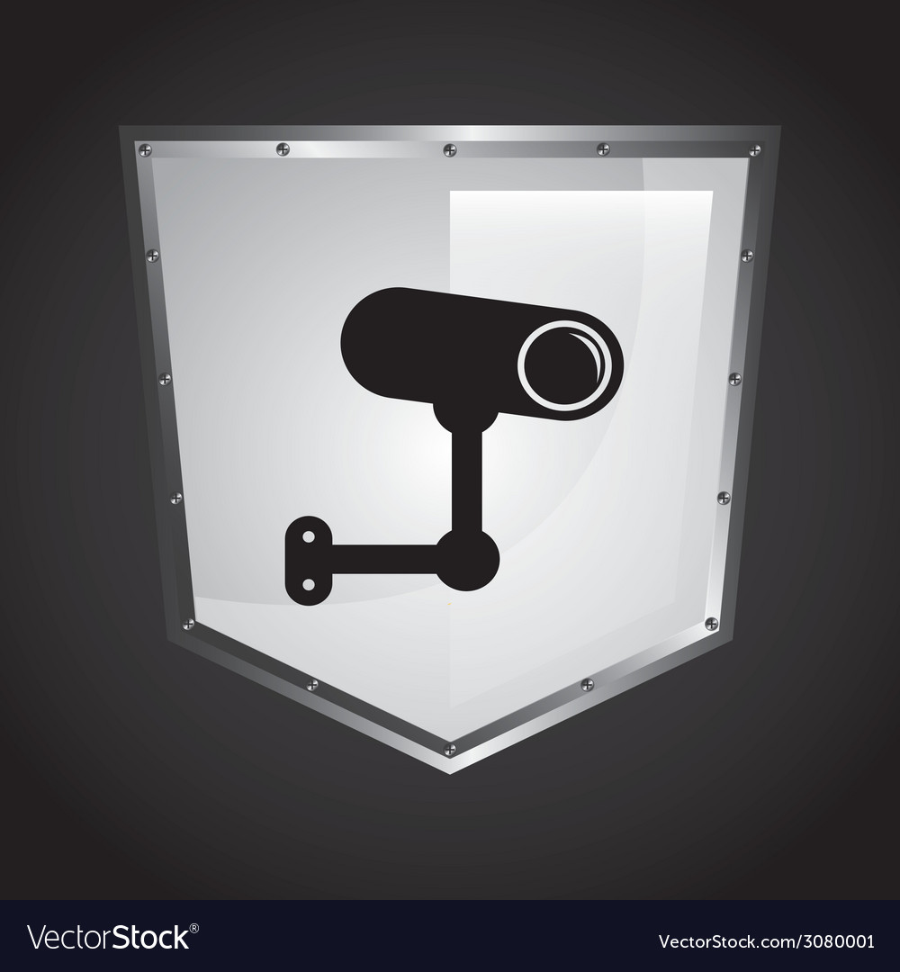 Security shield design Royalty Free Vector Image