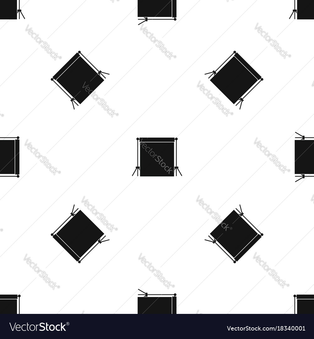 Studio backdrop pattern seamless black Royalty Free Vector