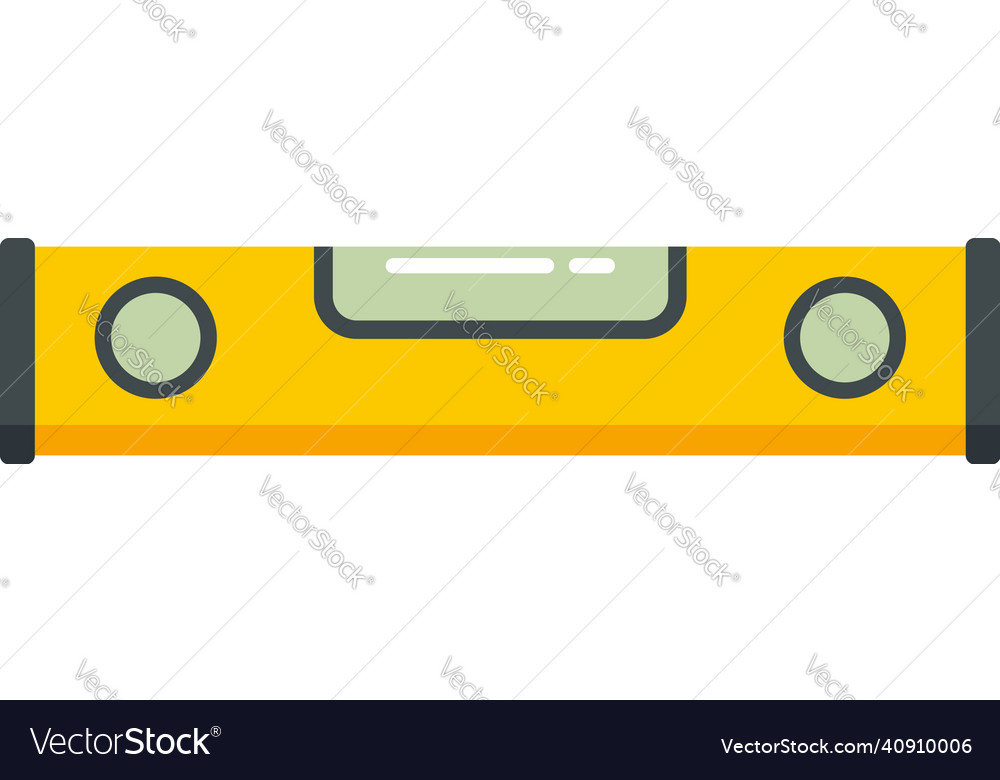 Level tool icon flat isolated Royalty Free Vector Image
