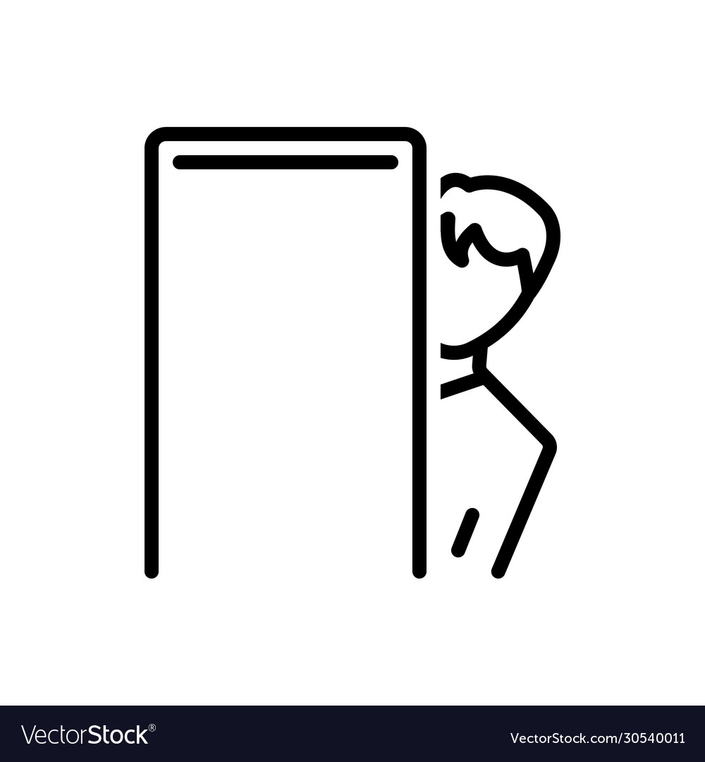 Behind Royalty Free Vector Image - VectorStock