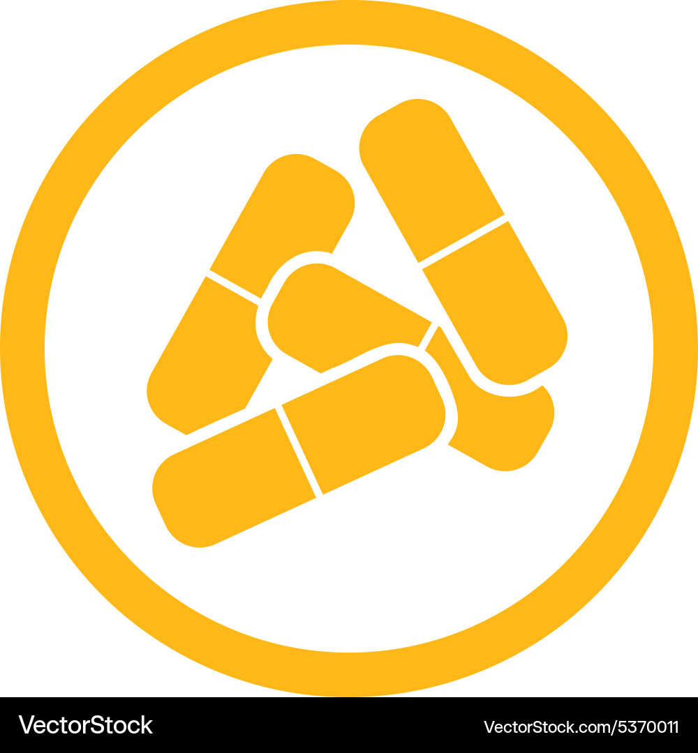 Drugs icon from Business Bicolor Set Royalty Free Vector
