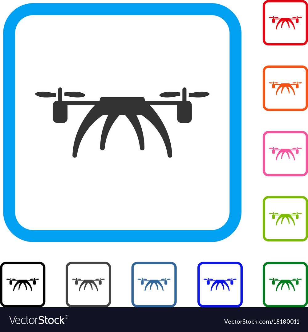Rotorcraft framed icon Royalty Free Vector Image Rotorcraft framed icon Royalty Free Vector Image