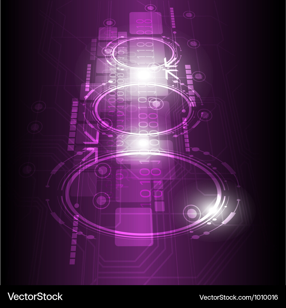 Digital future technology background Royalty Free Vector