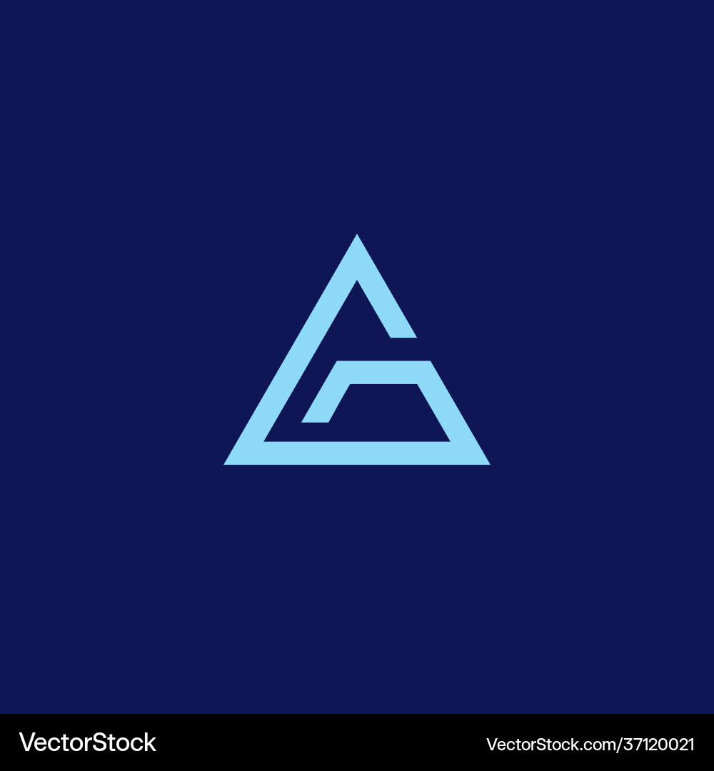 Ag logo simple Royalty Free Vector Image - VectorStock