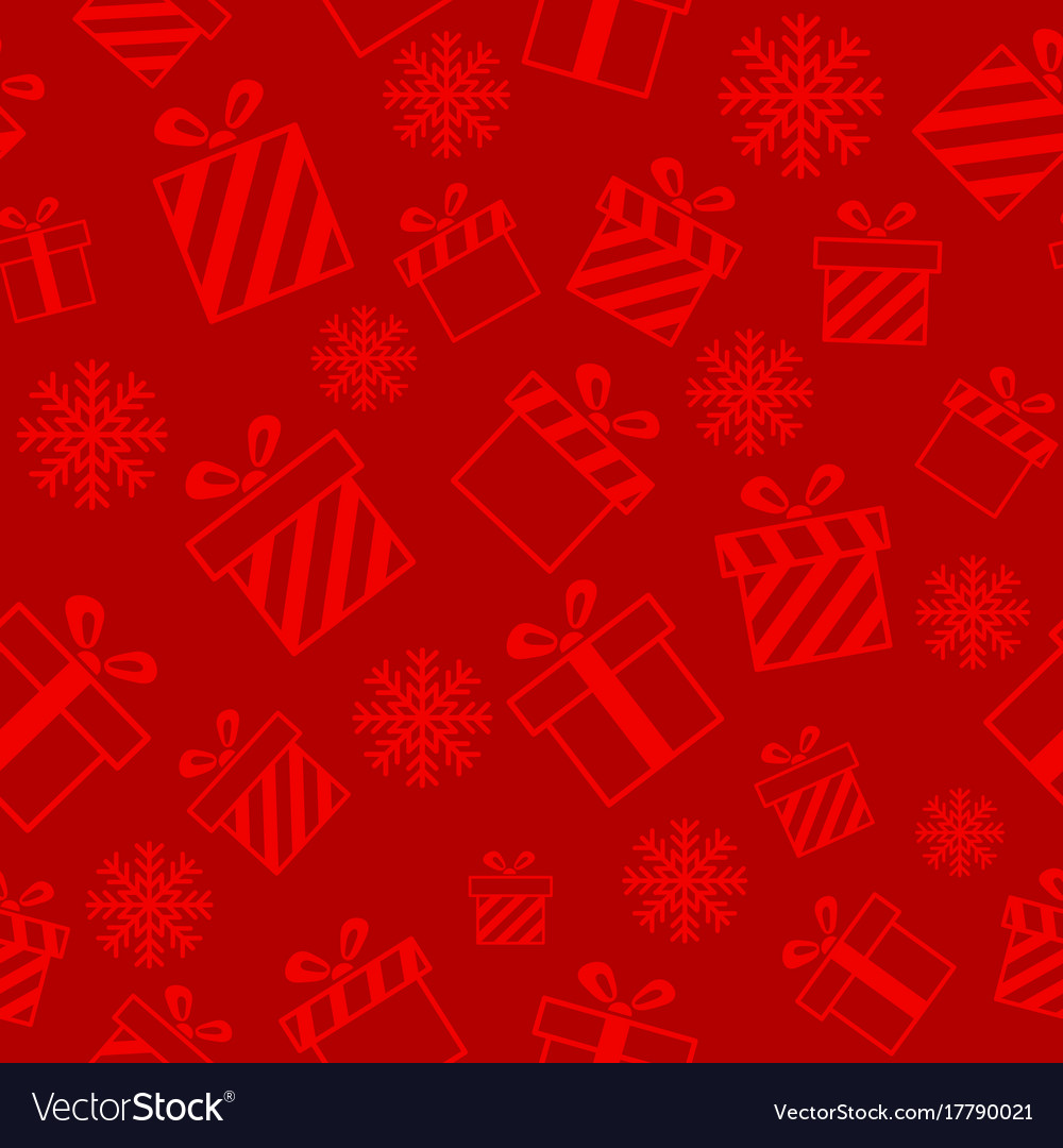 Christmas seamless pattern Royalty Free Vector Image