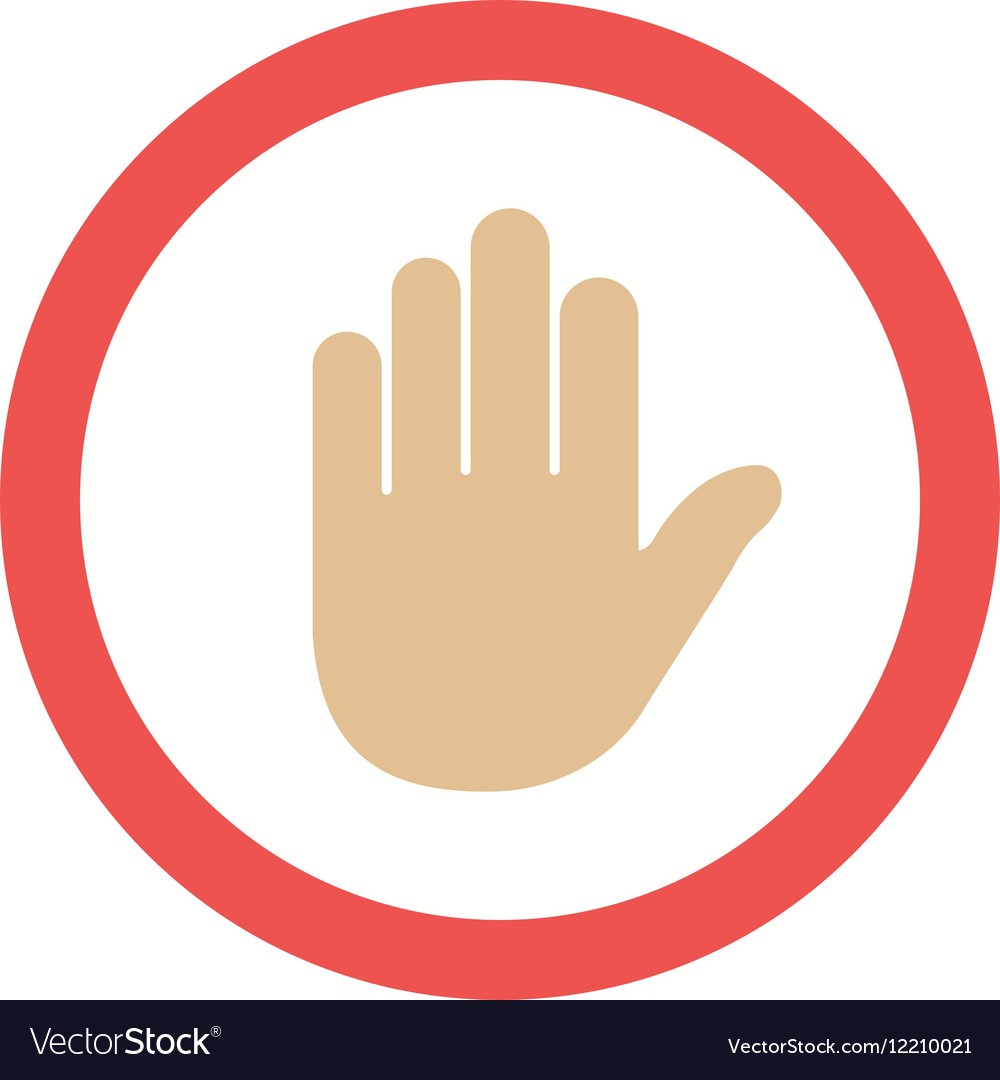 Halt Royalty Free Vector Image - VectorStock