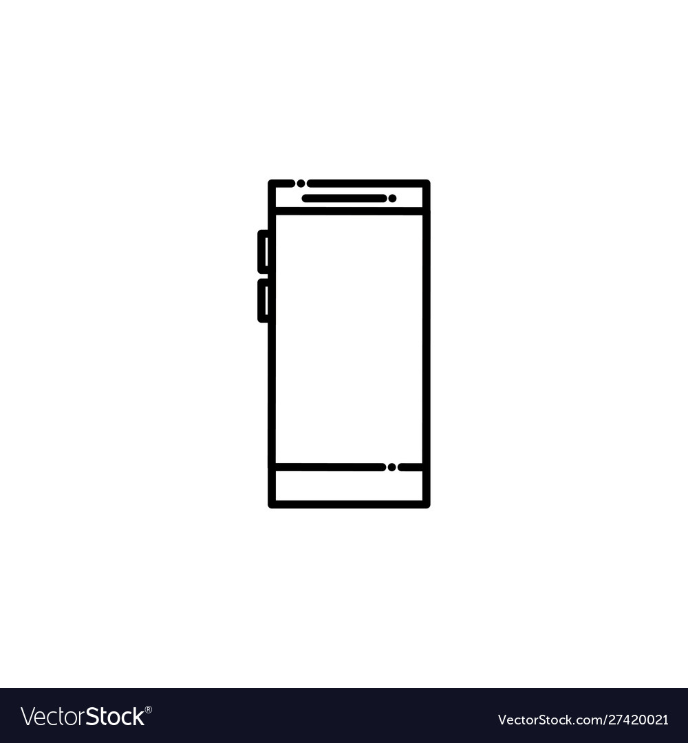 Isolated smartphone design Royalty Free Vector Image