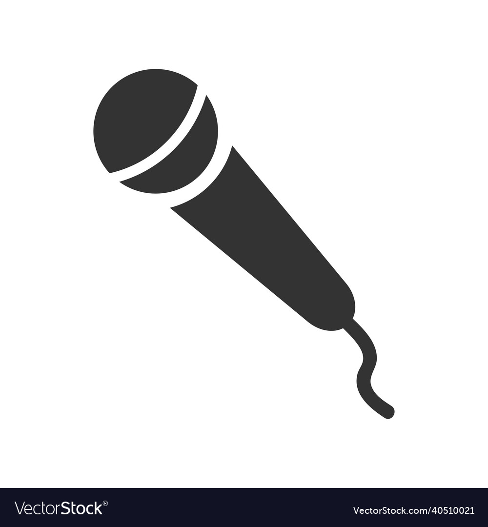 Microphone icon design Royalty Free Vector Image