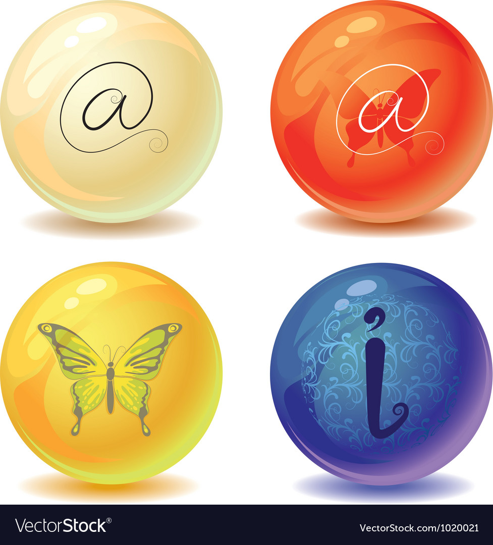 Round icons Royalty Free Vector Image - VectorStock