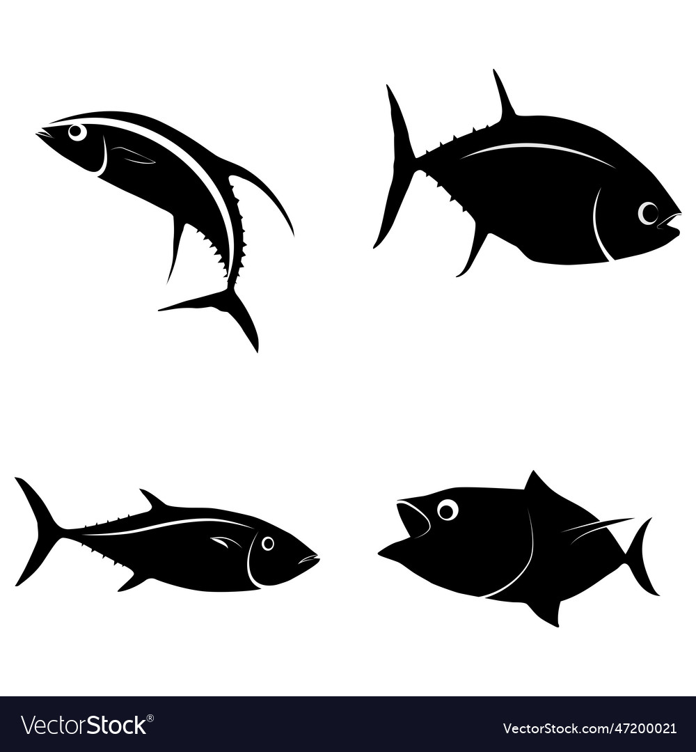 Tuna fish icon Royalty Free Vector Image - VectorStock