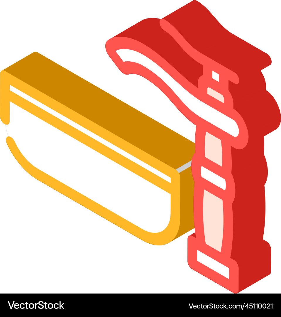 Wash faucet water isometric icon Royalty Free Vector Image