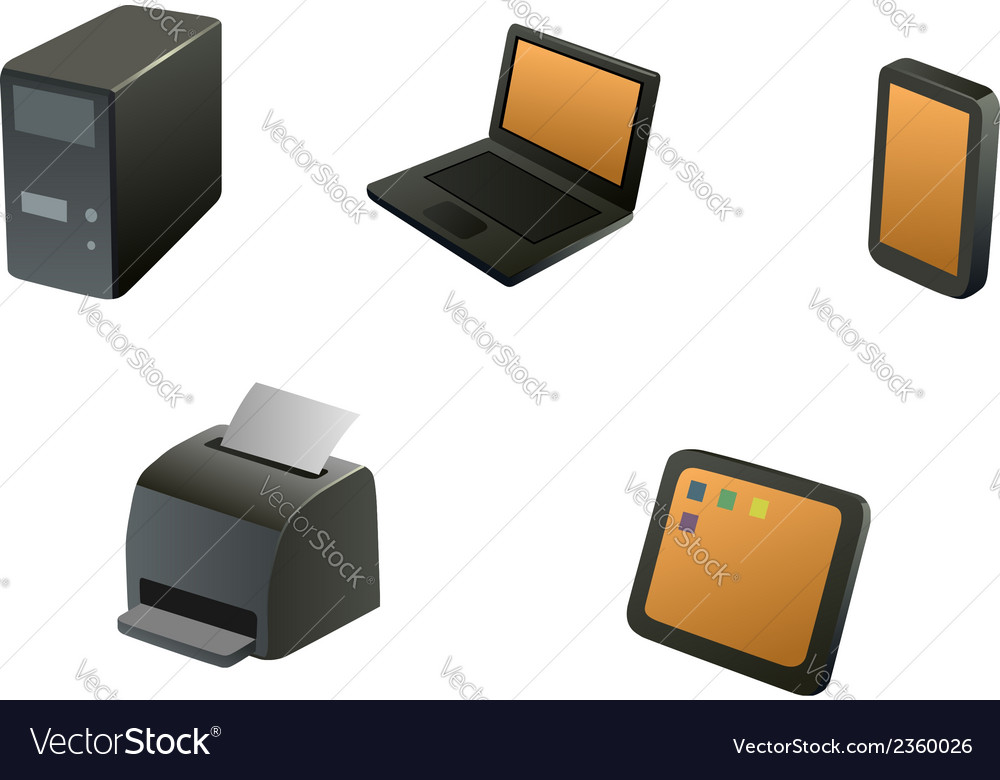 Devices Royalty Free Vector Image - VectorStock