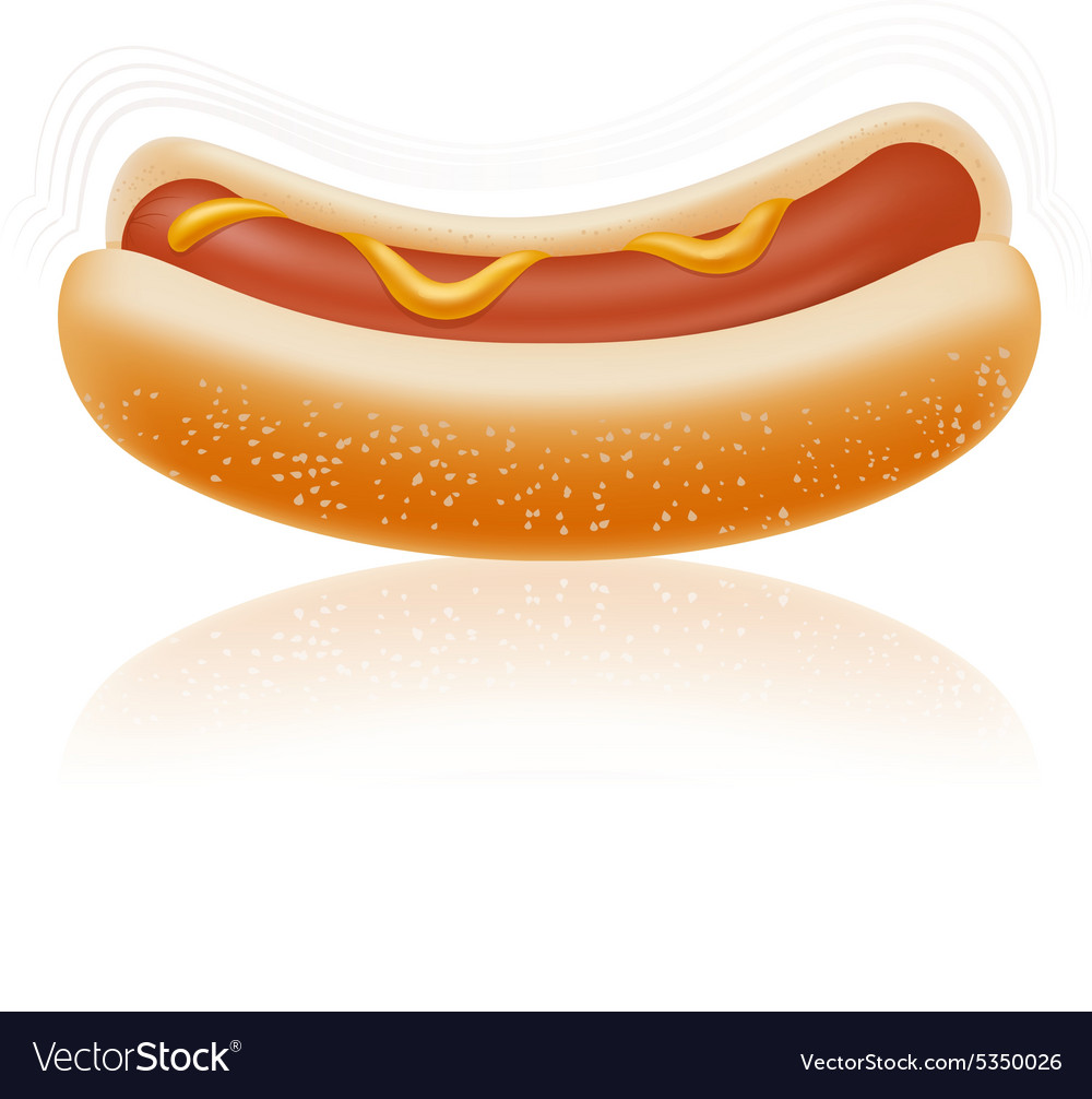 Hotdog Royalty Free Vector Image - VectorStock Hotdog Royalty Free Vector Image - VectorStock
