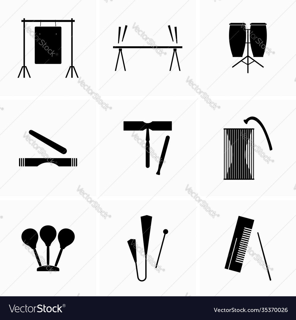 Musical instruments Royalty Free Vector Image - VectorStock