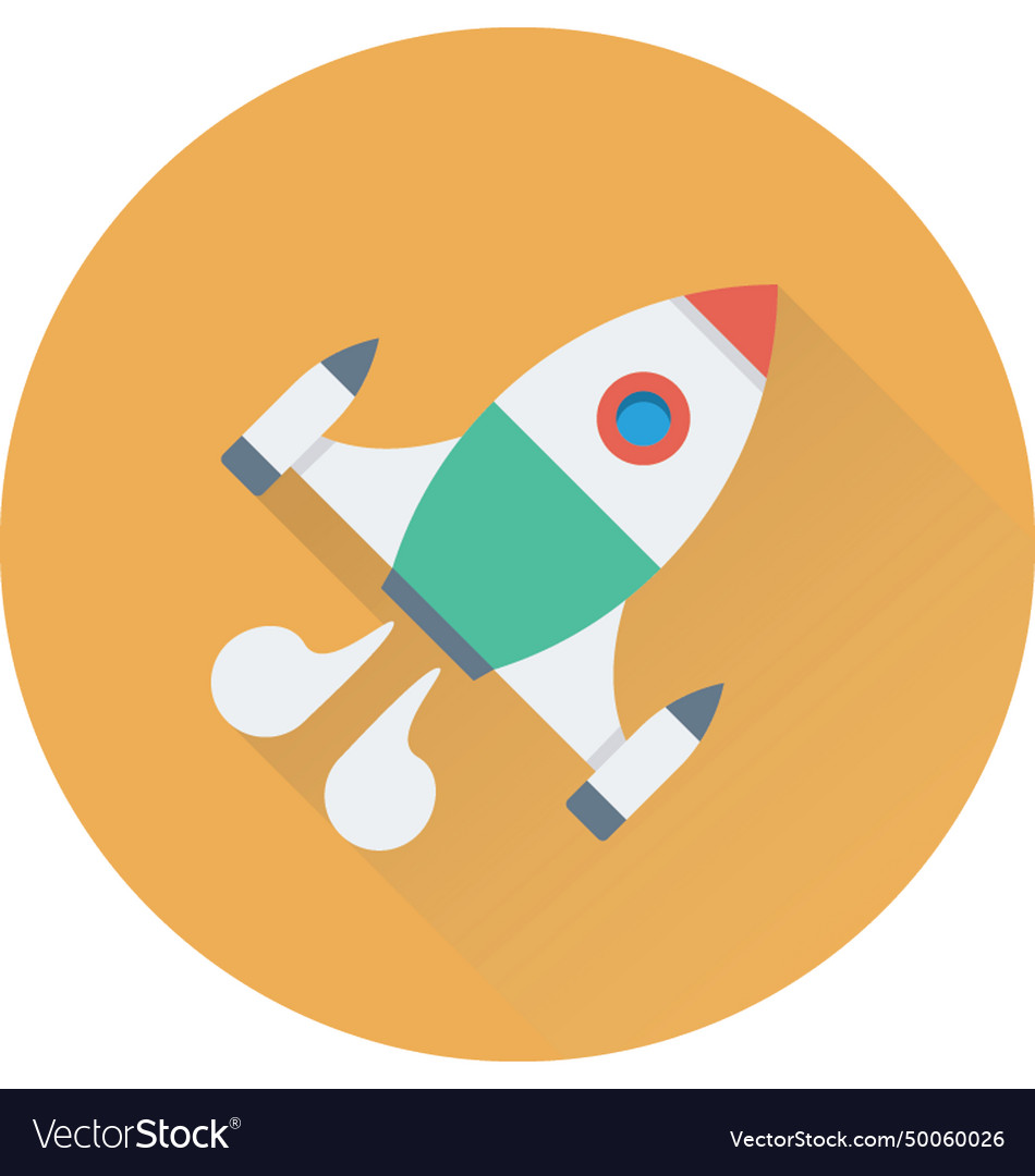 Rocket icon Royalty Free Vector Image - VectorStock