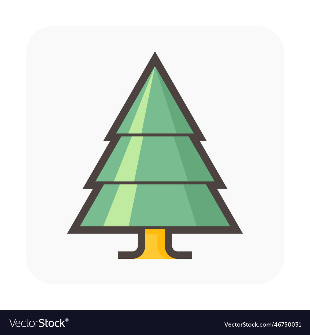 Pine tree icon design Royalty Free Vector Image