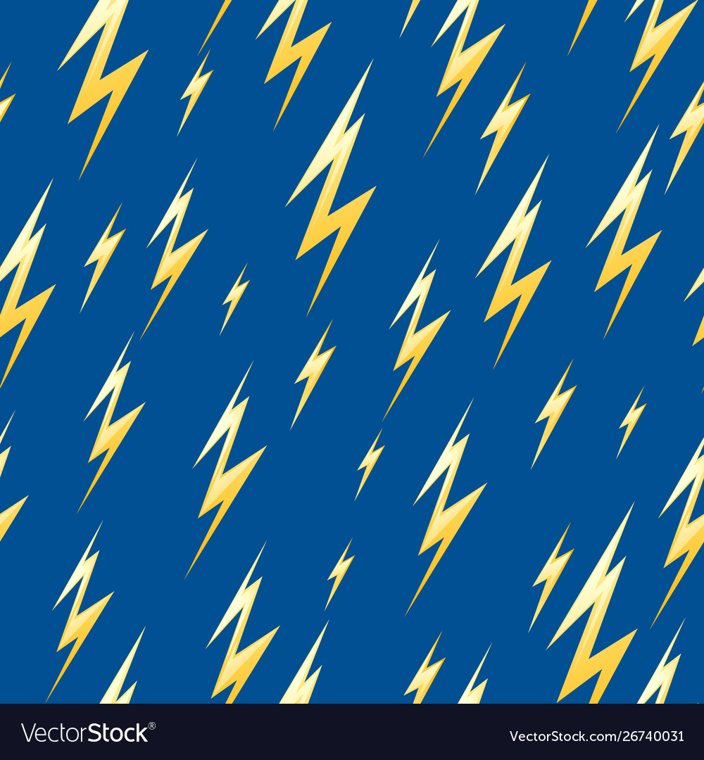 Seamless pattern with lightning Royalty Free Vector Image