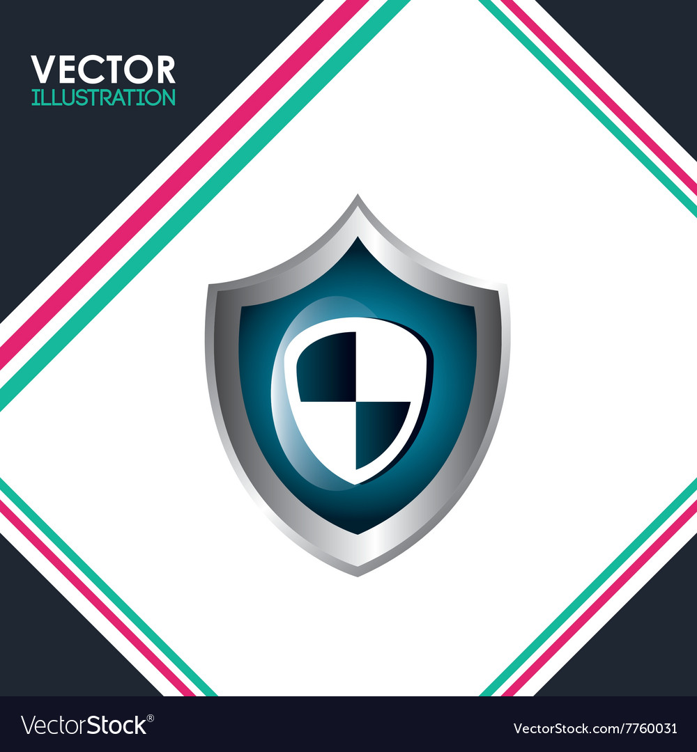 Security system design Royalty Free Vector Image