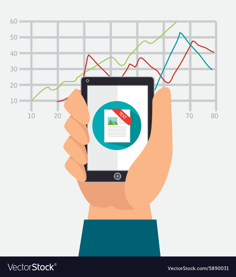 Spreadsheet design Royalty Free Vector Image - VectorStock