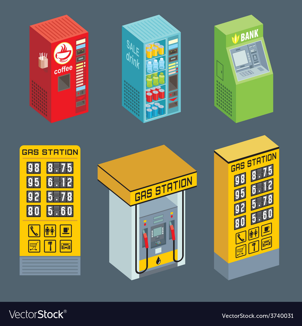 Vending Machine Royalty Free Vector Image - VectorStock