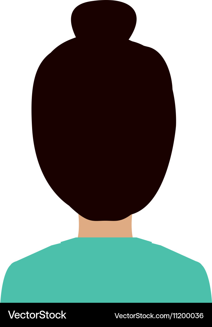 Avatar woman cartoon Royalty Free Vector Image