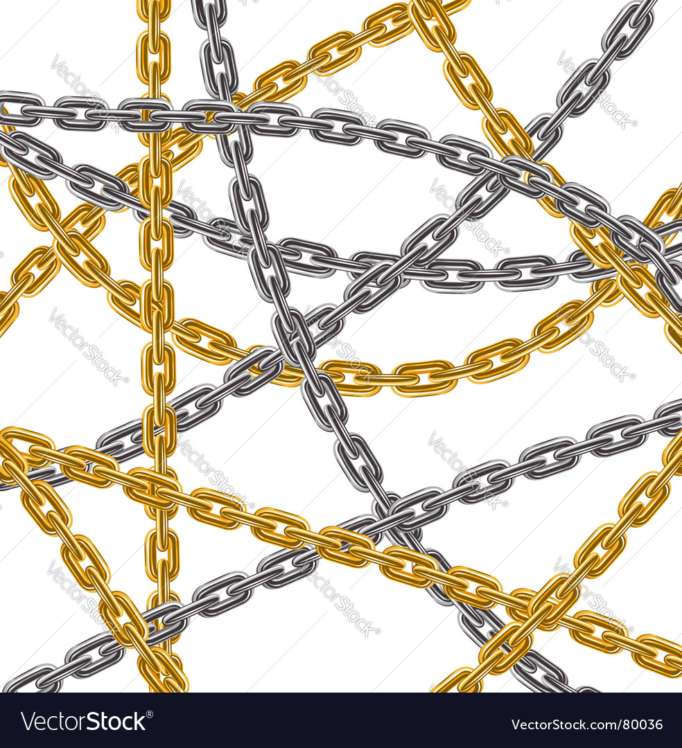 Chain web Royalty Free Vector Image - VectorStock