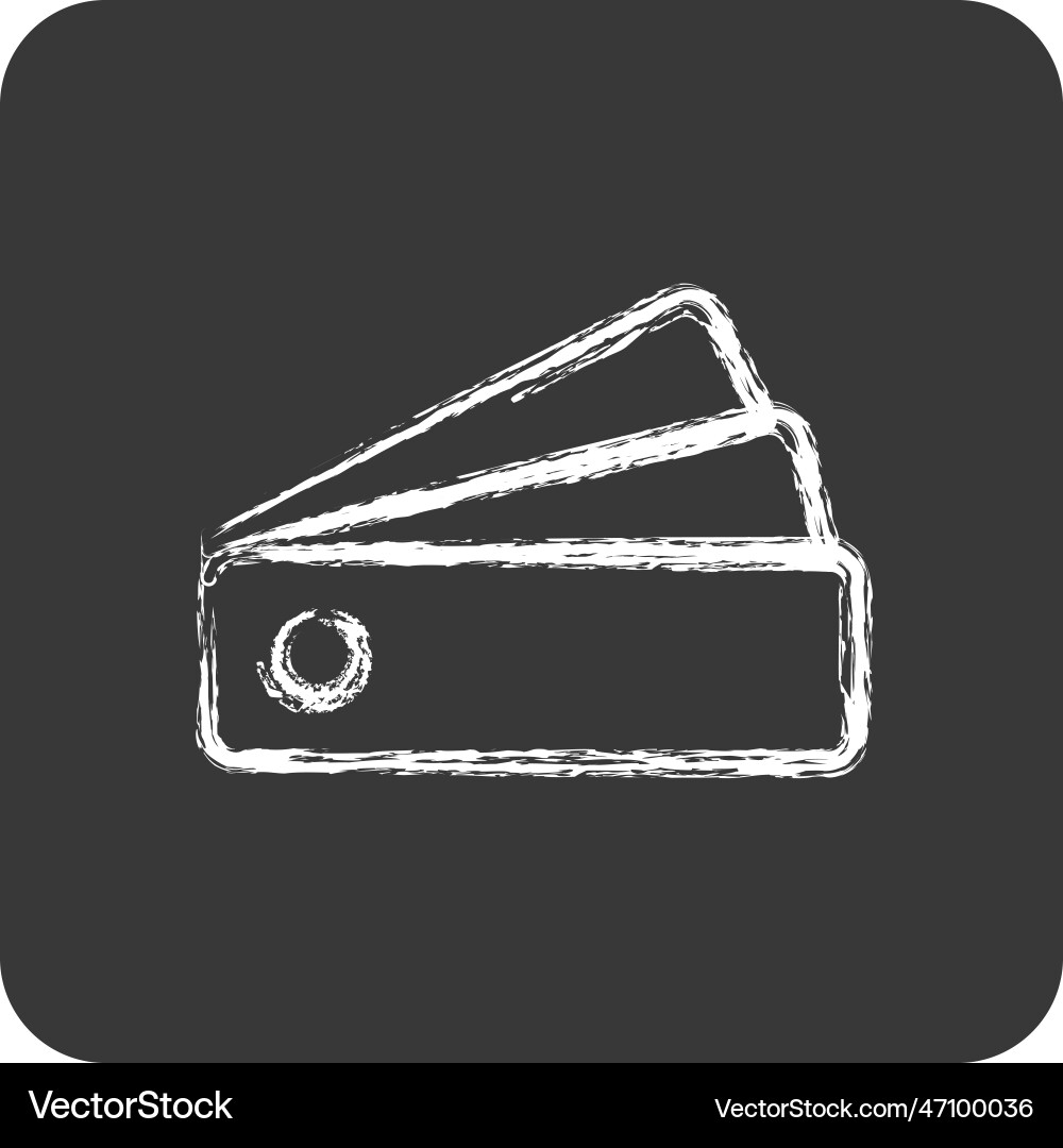 Icon color swatch suitable for building symbol Vector Image
