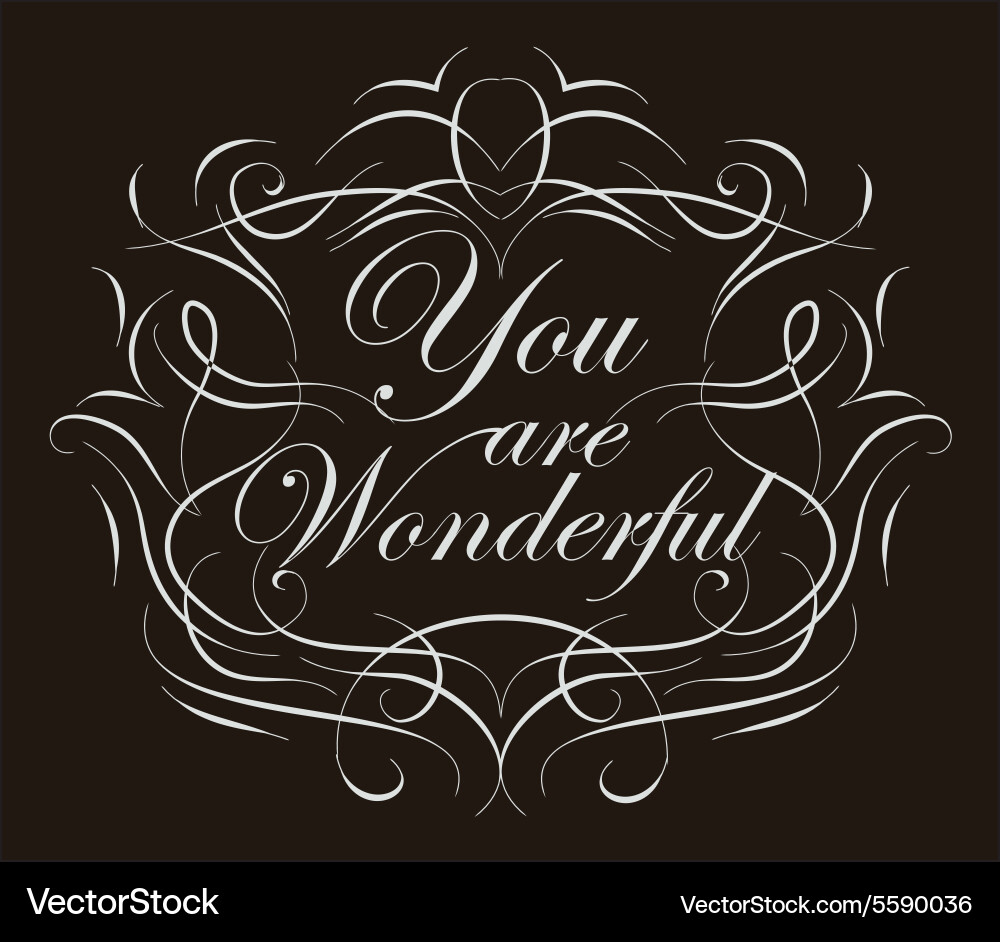 Inspirational and encouraging quote design Vector Image