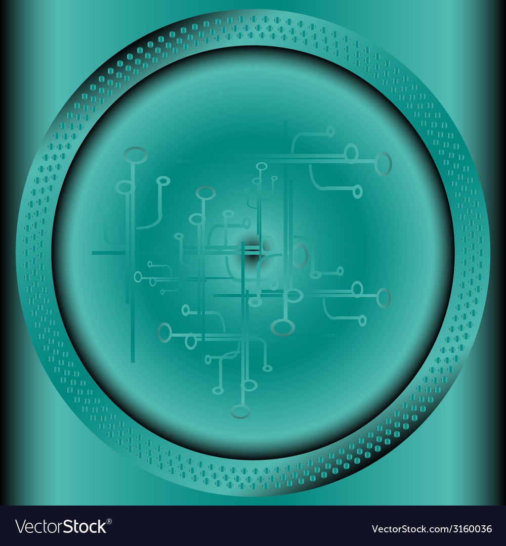 Technology background with circle Royalty Free Vector Image