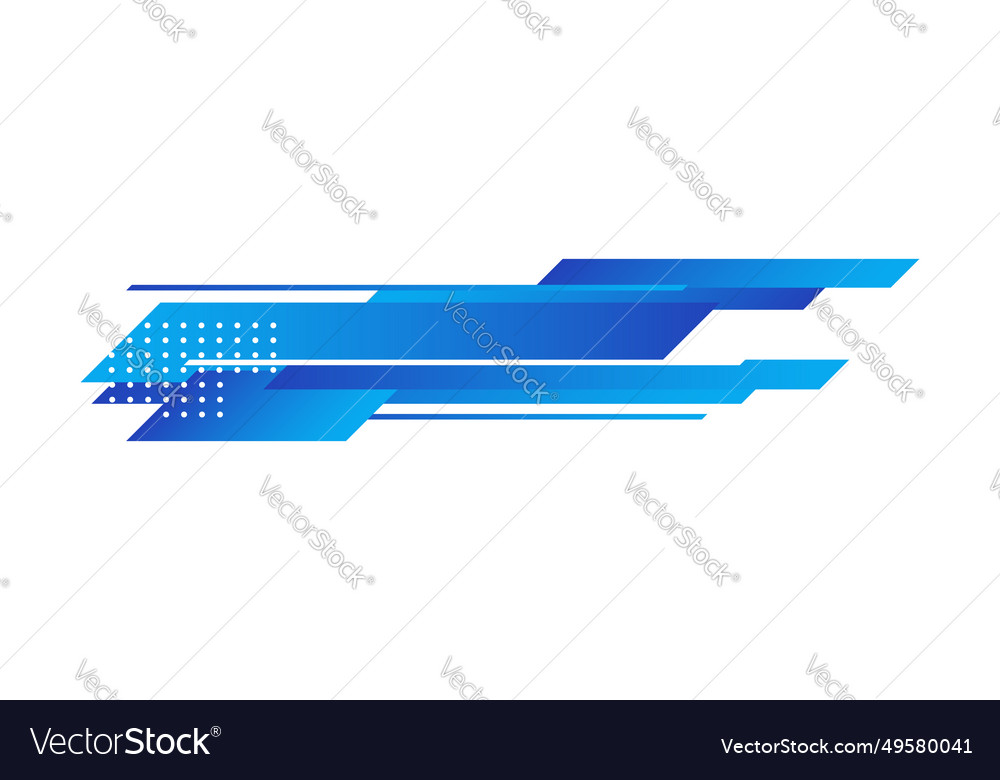 Geometric shape technology element for breaking Vector Image