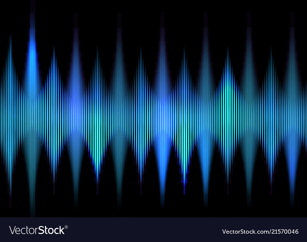 Abstract techno waves background Royalty Free Vector Image
