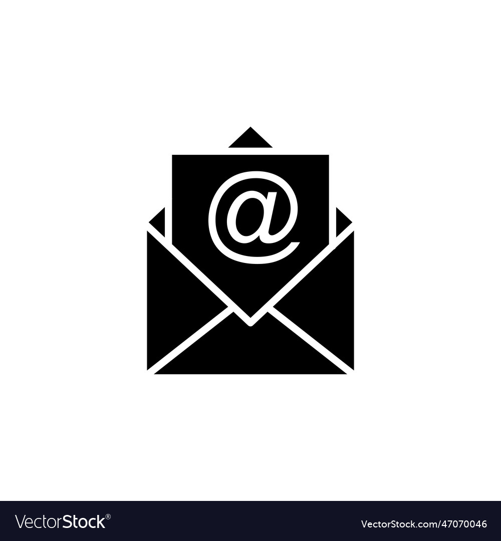 Mail icon email icon e-mail icon envelope Vector Image