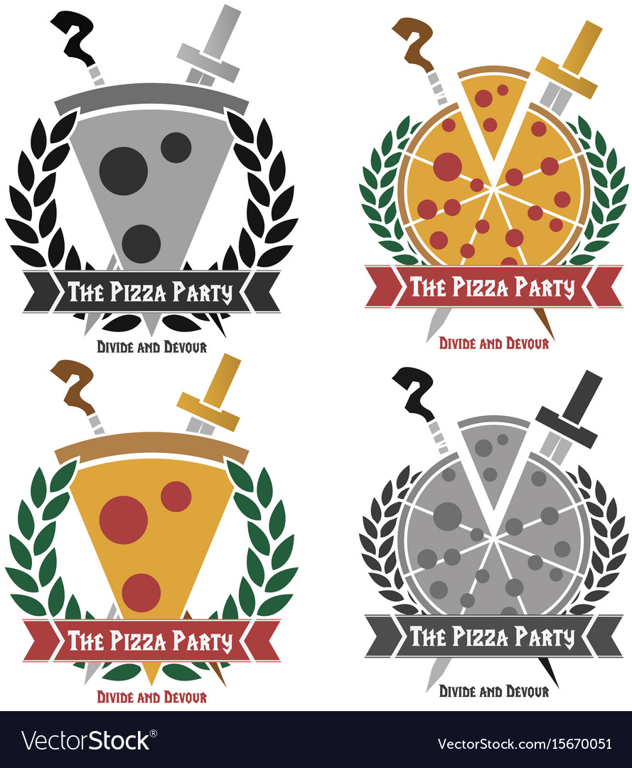 Pizza-party Royalty Free Vector Image - VectorStock