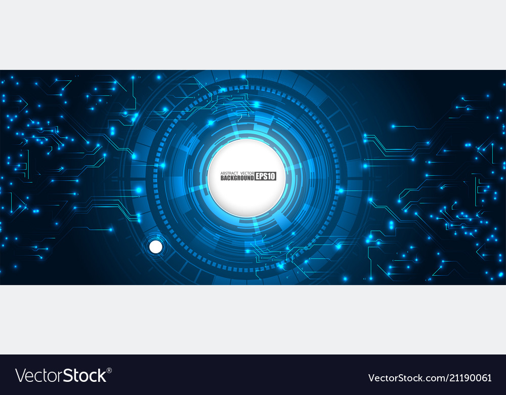 Abstract technology hud background hi-tech Vector Image Abstract technology hud background hi-tech Vector Image