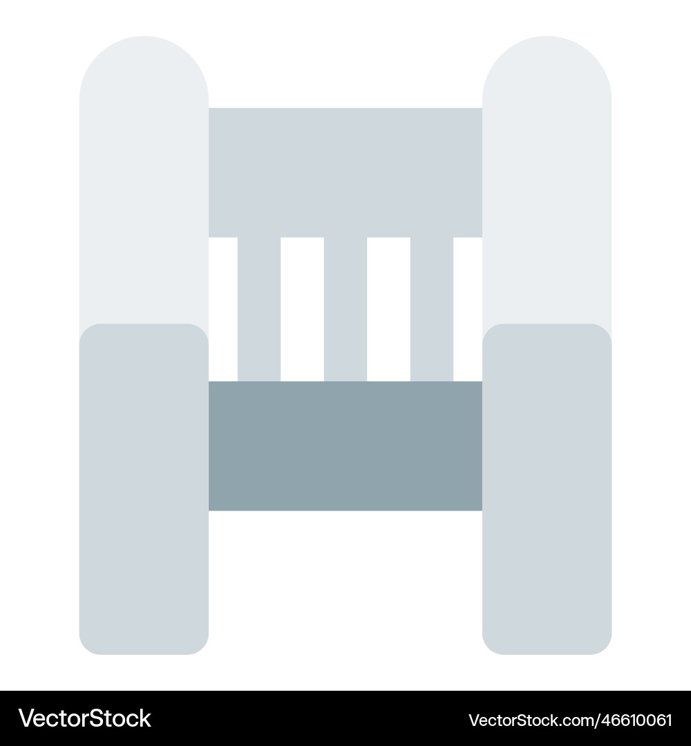 Heavy brewster chair with decorative spindles Vector Image