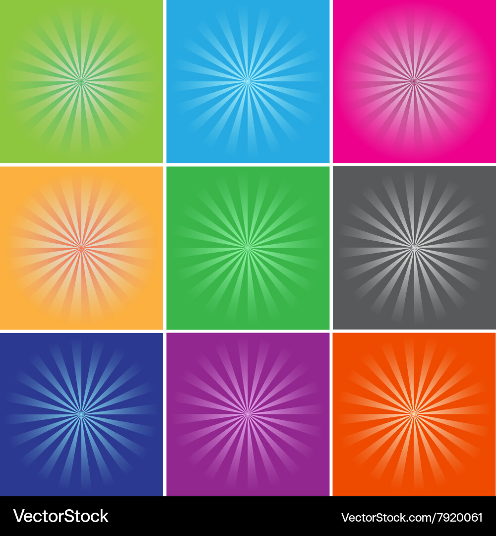 Lights of a sun set eps 10 Royalty Free Vector Image