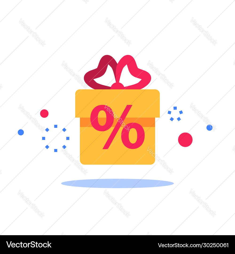 Special reward prize giveaway loyalty present Vector Image