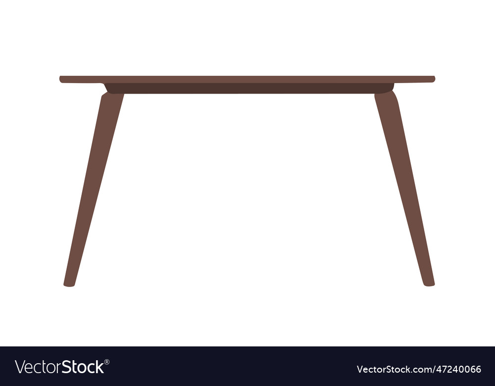 2d art of a table Royalty Free Vector Image - VectorStock