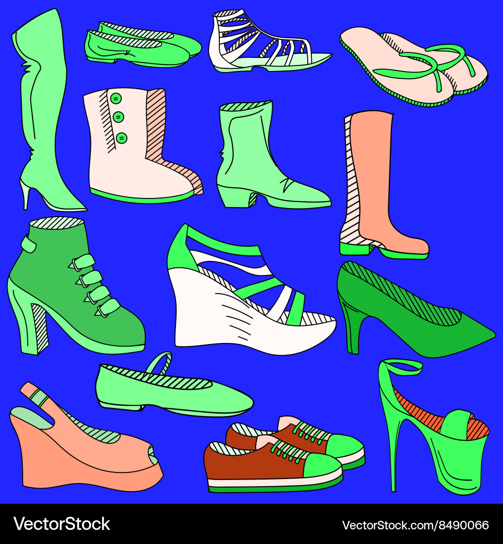 Shoes Royalty Free Vector Image - VectorStock