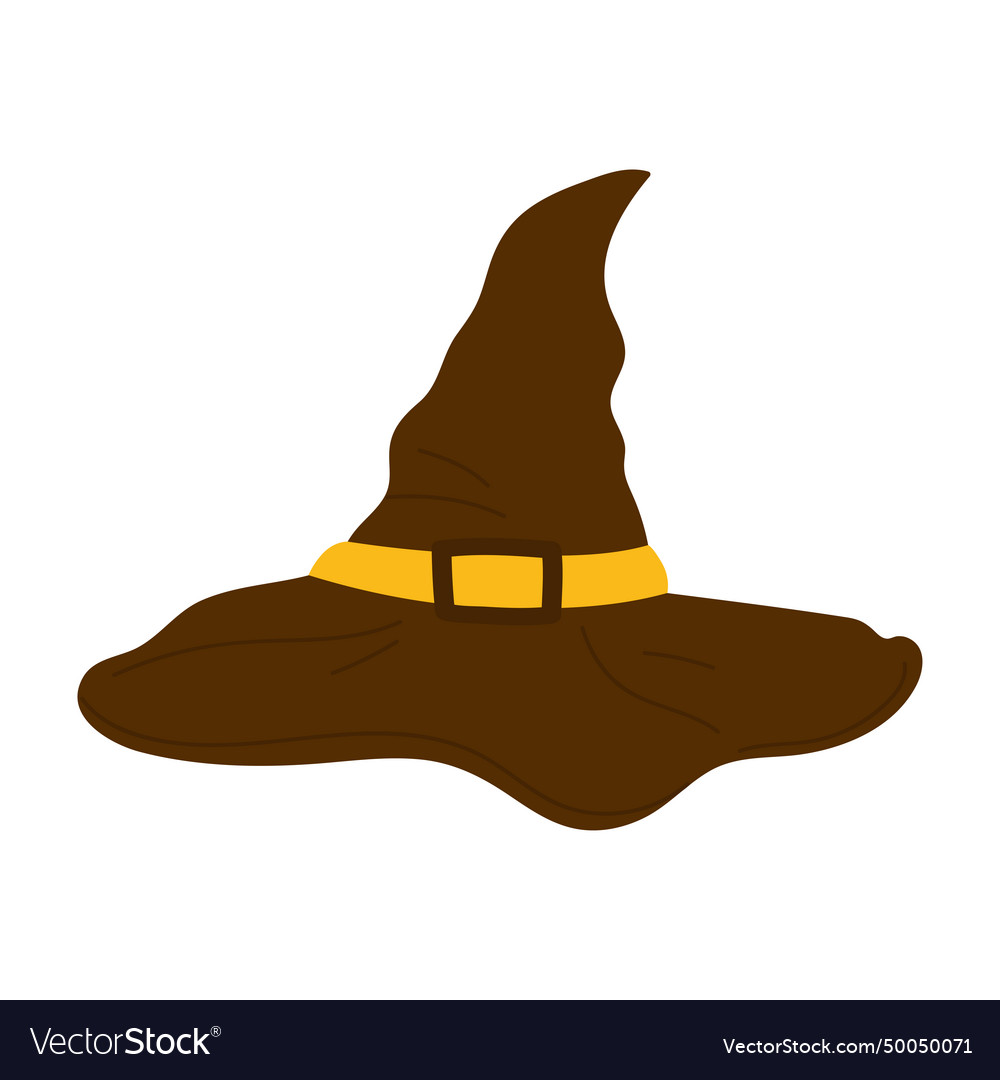 Magic wizard hat Royalty Free Vector Image - VectorStock