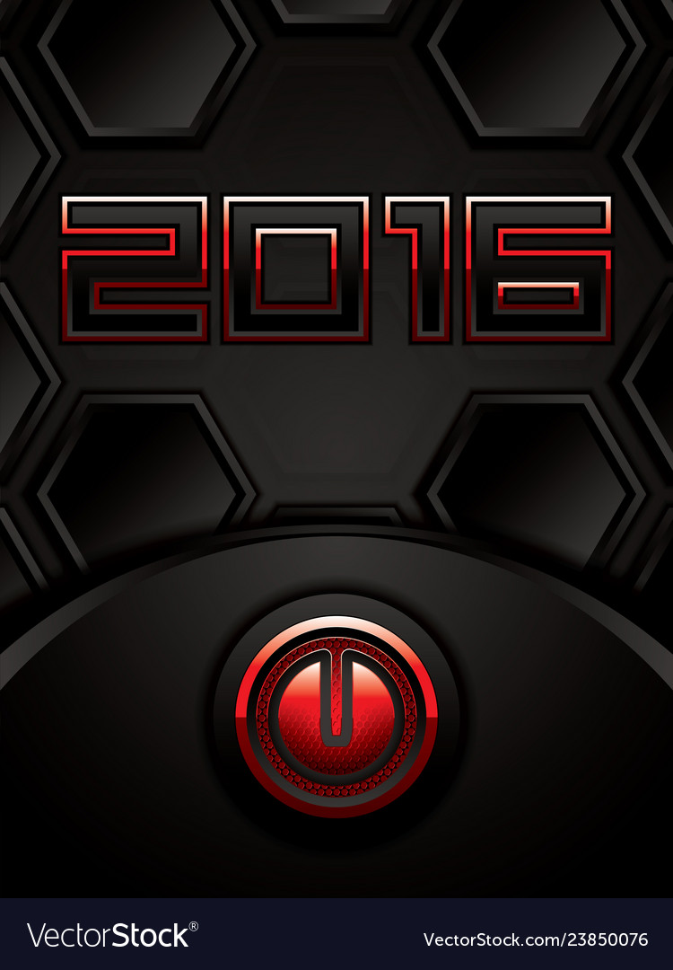 Abstract 2016 background Royalty Free Vector Image