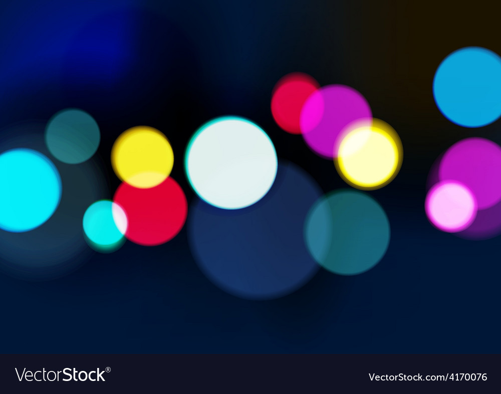 Abstract bokeh light background Royalty Free Vector Image