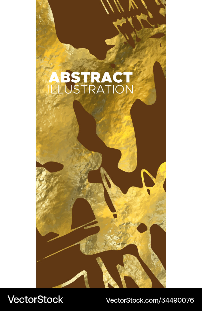 Brown and gold design templates for banner Vector Image