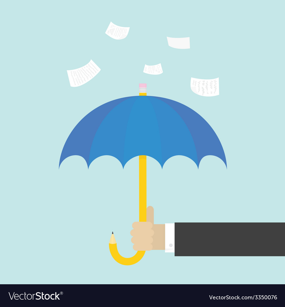 Fall in office Royalty Free Vector Image - VectorStock