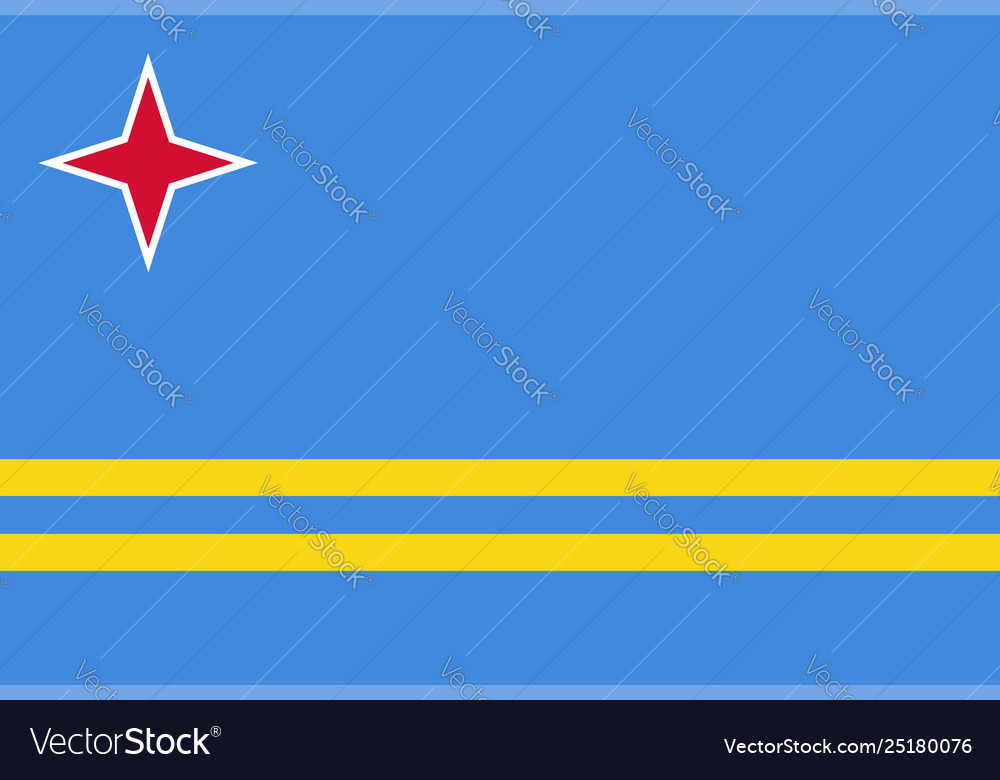 Flag rectangular shape Royalty Free Vector Image