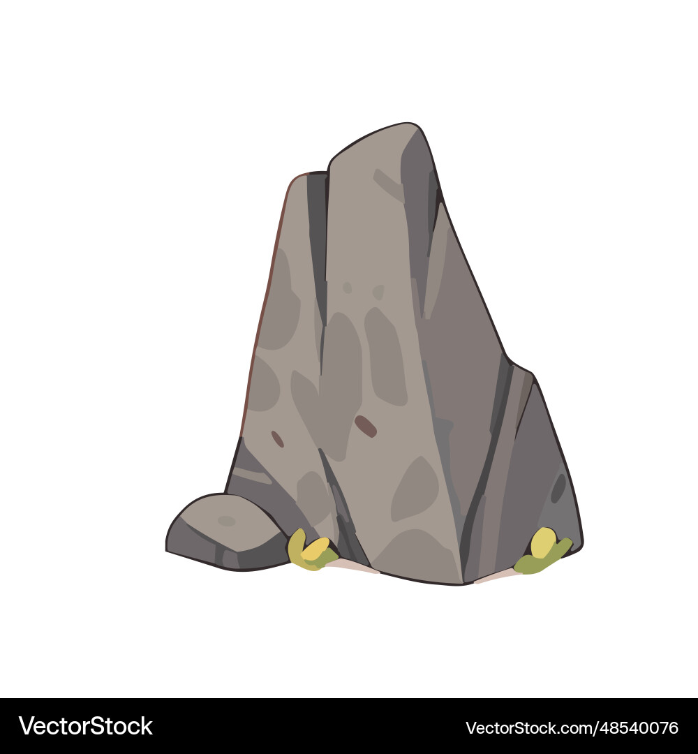 Pile of rock stone Royalty Free Vector Image - VectorStock