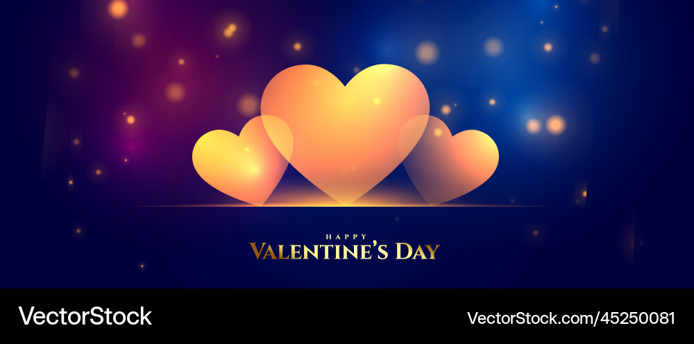 Beautiful banner for sending greeting and message Vector Image